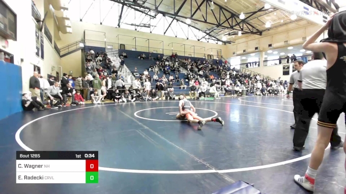 113 lbs Consi Of 8 #2 - Carson Wagner, Northampton vs Eddie Radecki ...