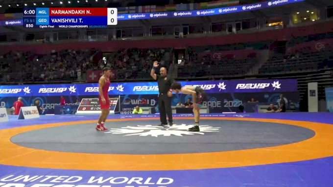 61 kg 1/8 Final - Narankhuu Narmandakh, Mongolia vs Teimuraz Vanishvili ...
