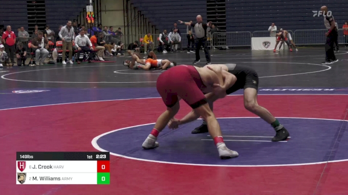 149 lbs Semifinal - Jack Crook, Harvard vs Matthew Williams, Army West ...
