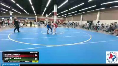 220 lbs Cons. Round 3 - Riah Ostrander, Keller Wrestling Club vs ...
