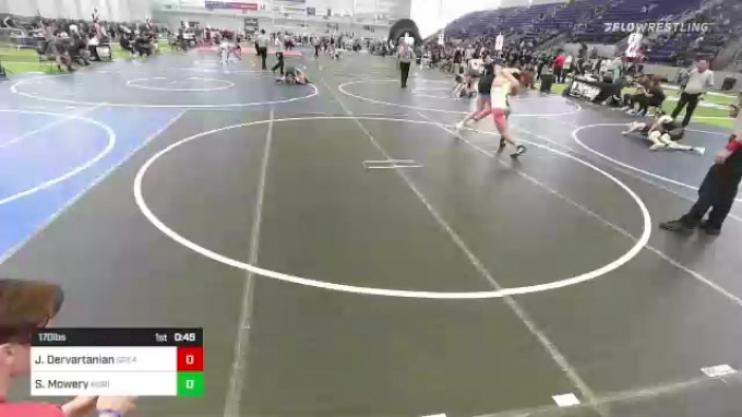 170 lbs 5th Place - Joseph Dervartanian, Speakeasy WC vs Sean Mowery ...