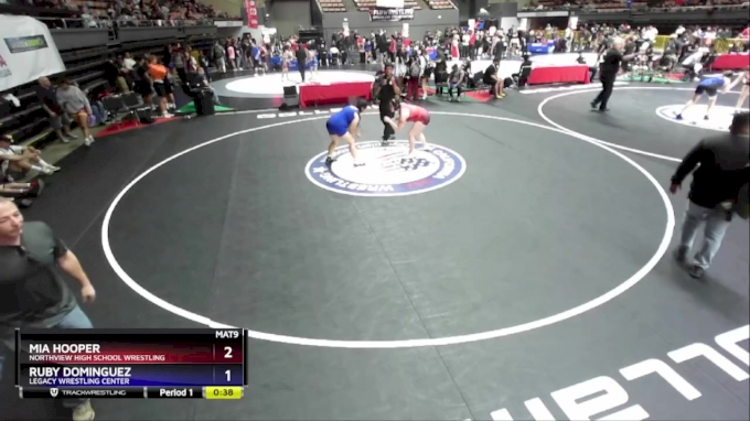 190 lbs Cons. Semi - Isabella Wyatt, Anderson Youth Wrestling vs Roxana ...