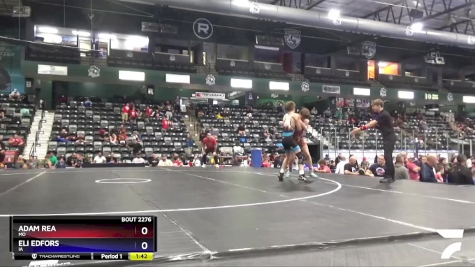 114 lbs Semifinal - Adam Rea, MO vs Eli Edfors, IA