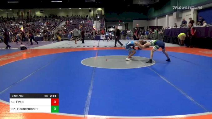 Match - Joziah Fry, Ri vs Kyle Hauserman, Pa