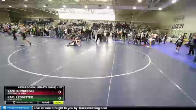 107 lbs Cons. Semi - Karl Ledbetter, Sons Of Atlas vs Zane Komrofske ...