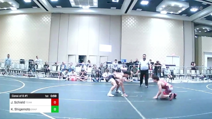 138 lbs Consi Of 8 #1 - Jordan Schield, Team Idaho vs Koen Shigemoto ...