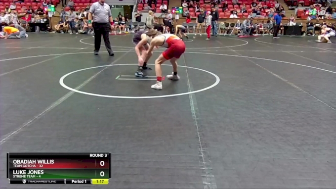 100 lbs Round 3 (4 Team) - Obadiah Willis, Team Gotcha vs Luke Jones ...