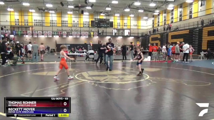 63 lbs Round 2 - Thomas Rohner, Big Game Wrestling Club vs Beckett ...