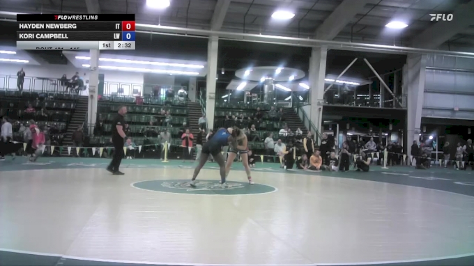 145 lbs 1st Place Match - Kori Campbell, Lindsey Wilson vs Hayden ...