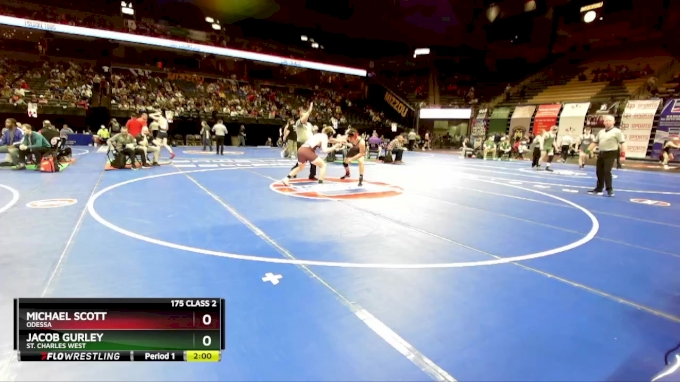 175 Class 2 lbs Champ. Round 1 - Michael Scott, Odessa vs Jacob Gurley ...