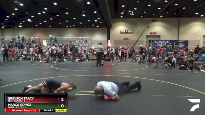 72 lbs Round 3 (6 Team) - Marco Gomez, Pitbulls Elite vs Greyson Tracy ...