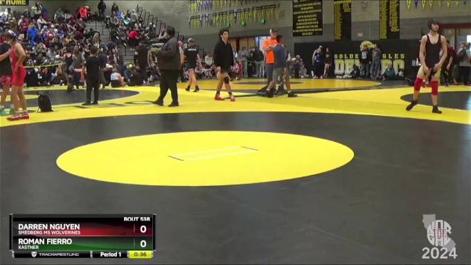 122 lbs Cons. Round 2 - Roman Fierro, Kastner vs Darren Nguyen ...