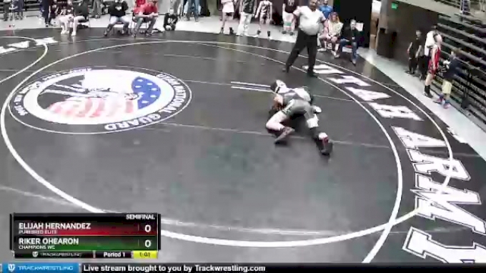 99 lbs Semifinal - Riker Ohearon, Champions WC vs Elijah Hernandez ...