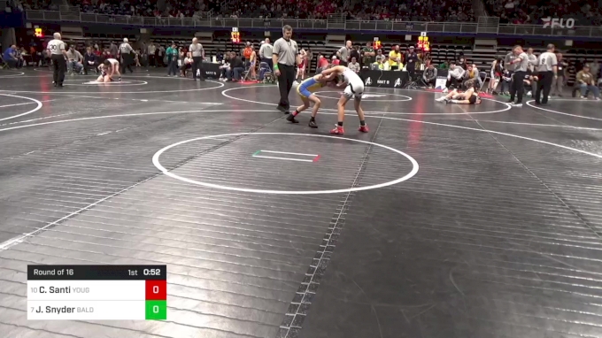 80 lbs Round Of 16 - Coleson Santi, Yough vs Jonathan Snyder, Bald ...