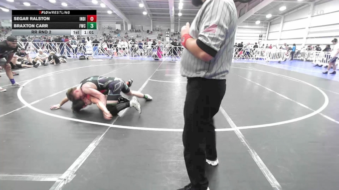 152 lbs Rr Rnd 2 - Segar Ralston, Indiana Outlaws Yellow vs Braxton ...