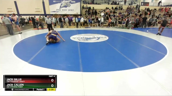 184 lbs Cons. Round 1 - Jack Callen, UW-Stevens Point vs Jack Gillis ...