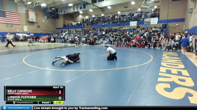 105lbs Champ. Round 1 - London Fletcher, Blaine (Girls) vs Kelly ...