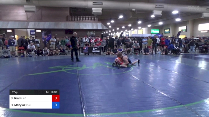 57 kg Cons 32 #2 - Griffin Rial, Black Fox Wrestling Academy vs Davis ...