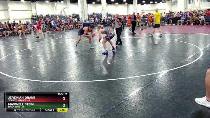 157 lbs Round 3 (8 Team) - Maxwell Stein, MAWA Blue vs Jeremiah Drake ...