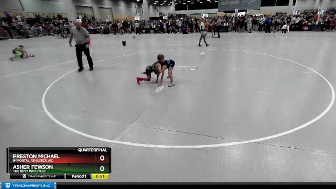 53 lbs Quarterfinal - Asher Fewson, The Best Wrestler vs Preston ...