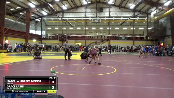 120 lbs Champ. Round 1 - Isabella Mbappe Ndinga, Walsh vs Grace Laird ...