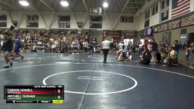 155 lbs Champ. Round 2 - Carson Howell, VACAVILLE WC vs Mitchell Oldham ...