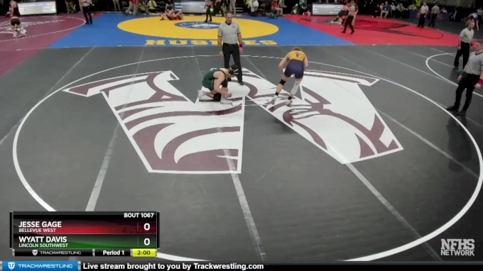 Champ. Round 1 - Jesse Gage, Bellevue West vs Wyatt Davis, Lincoln Southwest