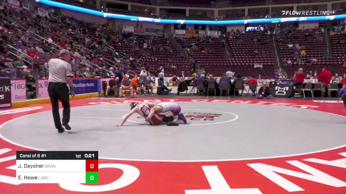 120 lbs Consi Of 8 #1 - Jacob Deysher, Brandywine Heights vs Eric Howe ...