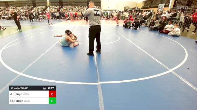 108-H lbs Consi Of 16 #2 - Jake Benyo, Mat Assassins vs Matthew Pagan ...