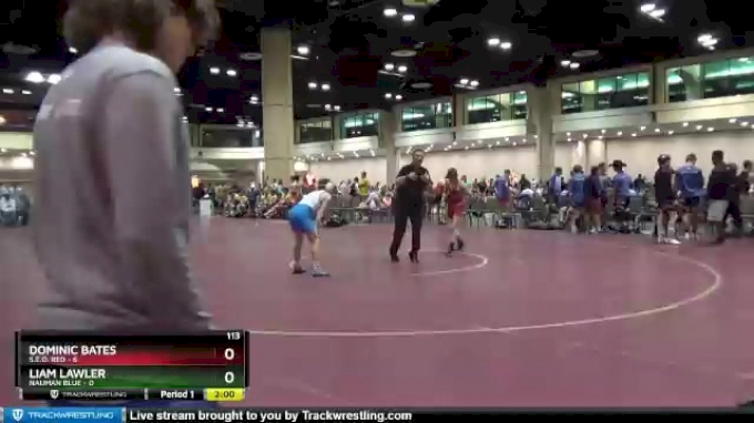113 lbs Semis & Wb (16 Team) - Liam Lawler, Nauman Blue vs Dominic ...
