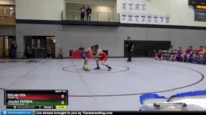 92 lbs Semis & 3rd Wb (16 Team) - Dylan Ota, Texas vs Julian Patrick ...