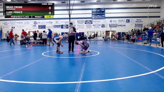 138 lbs Cons. Semi - Luke Prince, Vinita vs Brad Crone, Mannford