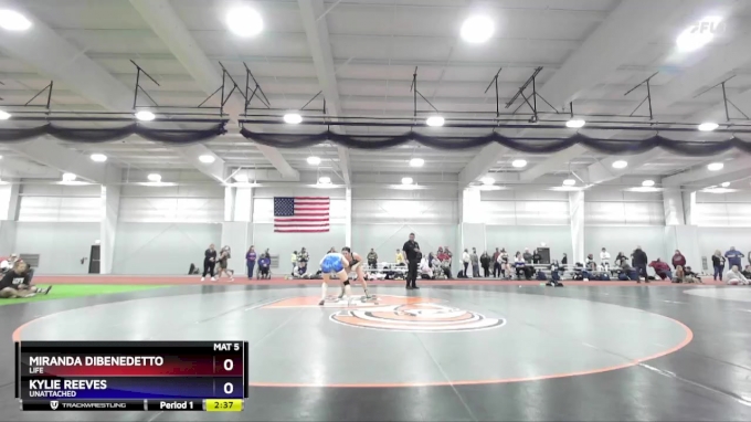 116 lbs Champ. Round 1 - Kylie Reeves, Unattached vs Miranda ...