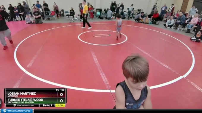 53 lbs Round 3 - Turner (Tejas) Wood, Apex Grappling Academy vs Josiiah ...