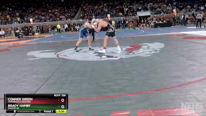 D1-215 lbs Cons. Round 2 - Conner Green, Temperance Bedford vs Brady ...