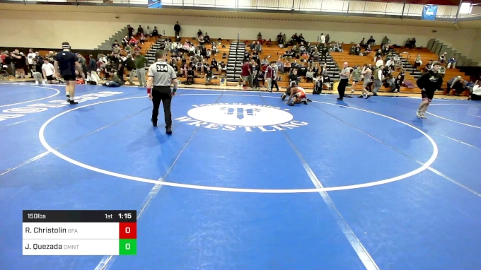 150 lbs Semifinal - Ronnie Christolin, Green Farms Academy vs Jeremy ...