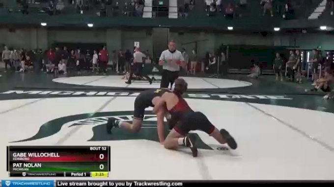 141 lbs Champ. Round 2 - Pat Nolan, Michigan vs Gabe Willochell, Edinboro