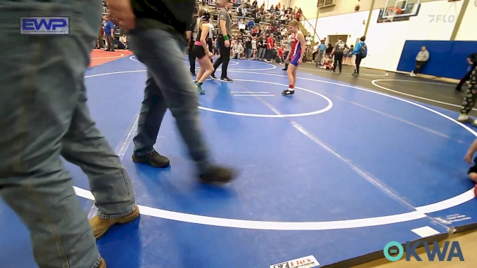 88 lbs Semifinal - Brooklyn Randell, Caney Valley Wrestling vs Brekyn ...