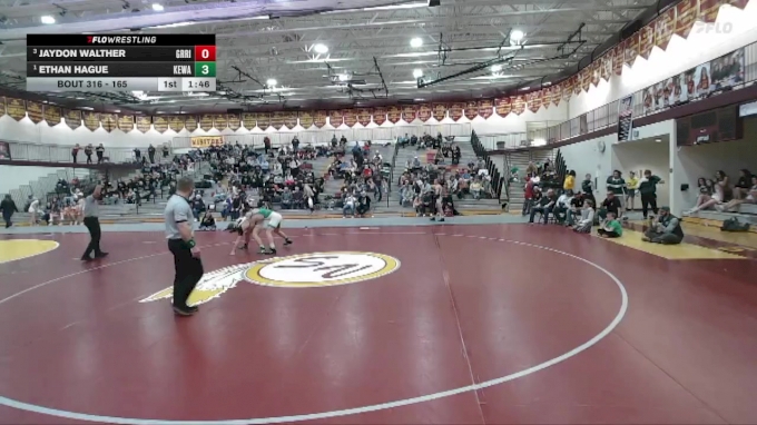 165 lbs 1st Place Match - Ethan Hague, Kelly Walsh vs Jaydon Walther ...