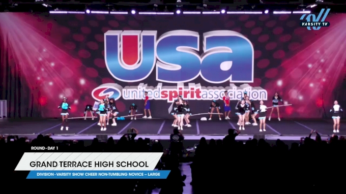 Grand Terrace High School [2024 Varsity Show Cheer Non-Tumbling Novice ...