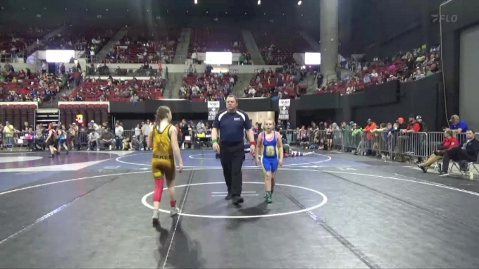 100 lbs Champ. Round 1 - Amiya Wilson, Shepherd Wrestling Club vs Sarah ...