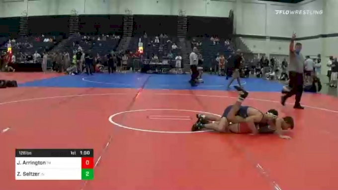 126 lbs Prelims - Jackson Arrington, PA vs Zeke Seltzer, IN