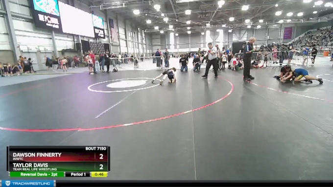 55-56 lbs Round 3 - Taylor Davis, Team Real Life Wrestling vs Dawson ...