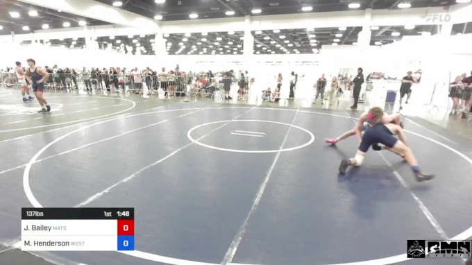 137 lbs Quarterfinal - Jude Bailey, Matsu Matmen vs Malaki Henderson ...