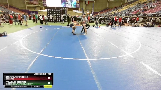 138 lbs Cons. Round 7 - Brogan Fielding, SPIRE RTC vs Teague Brown ...