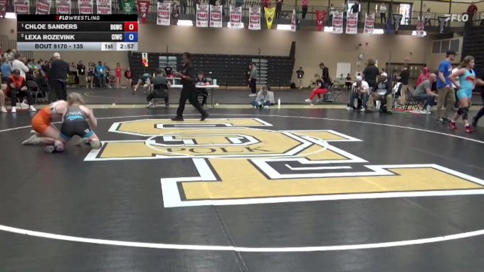 140 lbs 1st Place Match - Chloe Sanders, Big Game Wrestling Club vs ...