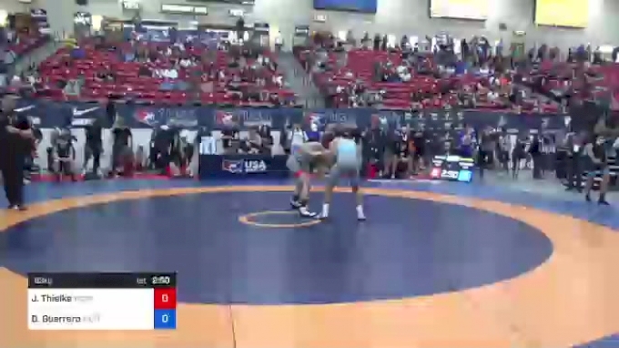 63 kg Quarters - Jesse Thielke, Army (WCAP) vs Dwayne Guerrero, West ...