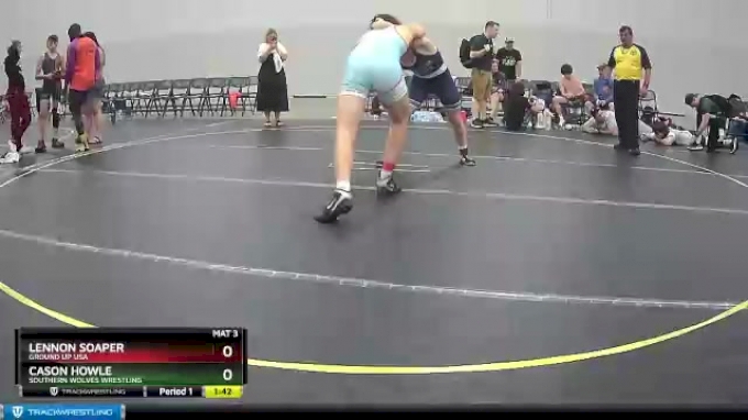 167/187 Round 5 - Cason Howle, Southern Wolves Wrestling vs Lennon ...
