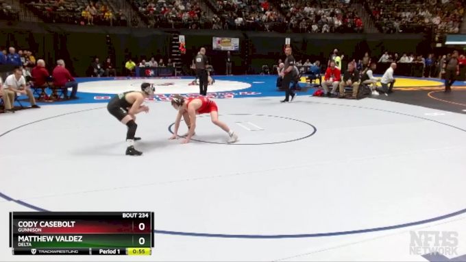 120-3A Cons. Round 2 - Cody Casebolt, Gunnison vs Matthew Valdez, Delta
