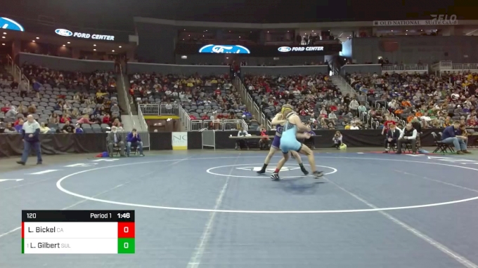 120 lbs Champ. Round 1 - Lane Gilbert, Sullivan vs Logan Bickel, Cascade 120 lbs Champ. Round 1 - Lane Gilbert, Sullivan vs Logan Bickel, Cascade